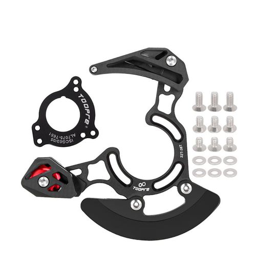 【パッケージ】ISCG05ISCG03BBチェーンガイド 【素材】自転車チェーンガイドは高品質のアルミニウム合金製で、硬く、丈夫で壊れにくいです。 【効果】自転車チェーンガイドはチェーンが落ちるのを防ぎ、運転中のチェーンの干渉を防ぎます。 ...