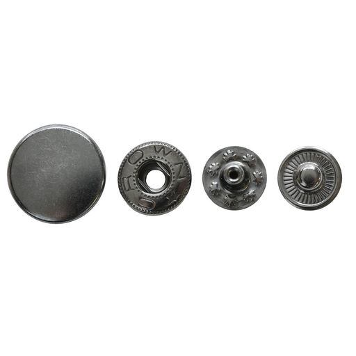 本体サイズ: 直径15mm 素材: 鉄 入数: 6組入 生産国: 日本 打ち具付き