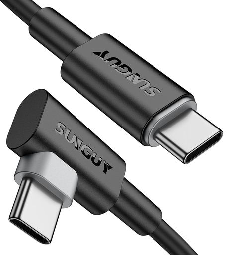 60WPD急速充電:SUNGUY25cmタイプCtoタイプCケーブルは最大20V/3Aの電流でUSB-C機器を急速充電し、60WPowerDelivery(PD)に対応。USB2.0規格による最大480Mbps(60MB/s)のデータ転送も...