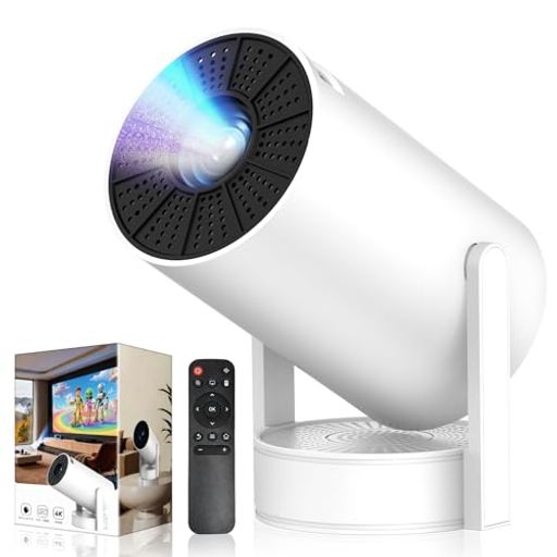 🏆【最新AndroidTV14搭載・スマートで簡単な家庭用プロジェクター】本商品プロジェクターが内蔵されており、TVスティック不要でワンタッチ即起動。Wi-Fi接続だけで、8000以上のアプリを直接利用可能。GooglePl...