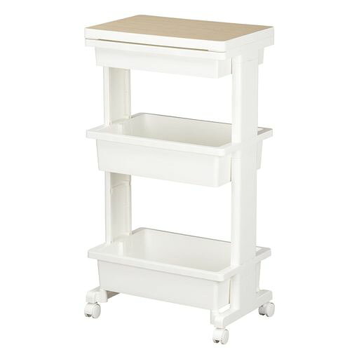 サイズ(重量)(約):製品/45x30x85cm (3,400g)、本体内寸/38.9x25.9x10.3cm 素材・材質:ポリプロピレン 生産国:日本 組立式 リビング、キッチン、バス、トイレなど様々なシーンにマッチするサブストレージ