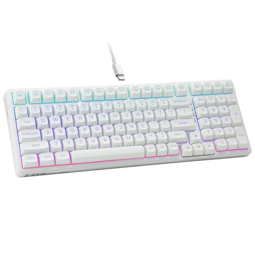 ✅【吸音フォーム付きガスケット構造】❤ガスケット構造により、高い耐久性と安定した性能で最高の品質を保証します。4層の厚い吸音フォームとシリコンダンパーパッドを搭載し、ノイズを40%低減し、ハウリング音を80%除去します。クリーミーなサウンド...