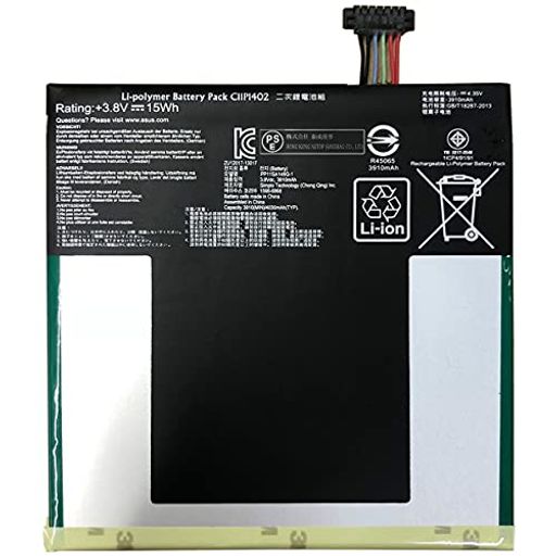 対応機種:ASUS Fone Pad 7 ME375C FE375CG FE375CXG 対応部品番号:C11P1402 バッテリー詳細:容量:3910MAH / 15WH 電圧:3.8V 推奨サイクルカウント回数:300-500回 ご注意...