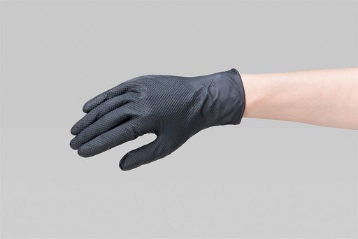 ◇ダイヤ型エンボス加工でしっかりグリップ、丈夫でハードな作業に最適です ●耐油性、耐薬品性に優れたニトリル(合成ゴム)手袋です ●ニトリルグローブは合成ゴム製で、ラテックスアレルギーの方でも手荒れをおこしにくい手袋です ●食品衛生法・食品、...