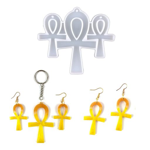 内容:アンククロス型1個。 DIYパーソナライズされた樹脂アンクペンダント。異なる色、パートテン、グリッターパウダー、ビーズ。自分の手で祝福のエネルギーを捉えます。 型のサイズは3.6x3.2インチで、3つの異なるサイズのアンクがあります。...