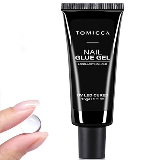 多機能グミジェル:TOMICCAネイルグルージェルは、ネイルチップを貼り付けたりるだけでなく、爪に3D形状を作成することもできます、粘土みたいに手で形成できるソリッドジェル!適用対象3Dネイルアート、ラインストーン接着剤、ネイルチップ接着剤...