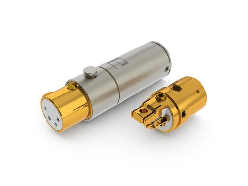 ワンポイントコンタクト構造 導体材質には高純度銅(テルル銅)で、ニッケルフリーを採用 本製品は完全に分解可能 ケーブル直径は9/11.5/15mmに対応。