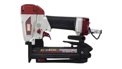 ステープル装填本数:100本(1連) ステープル足長さ:13・16・19・22・25(mm)の4Jステープル 使用空気圧:0.4~0.8MPa(約4~8kgf/cm2) 使用ホース:内径7mm以上、使用オイル:タービン油2種 ISO VG3...
