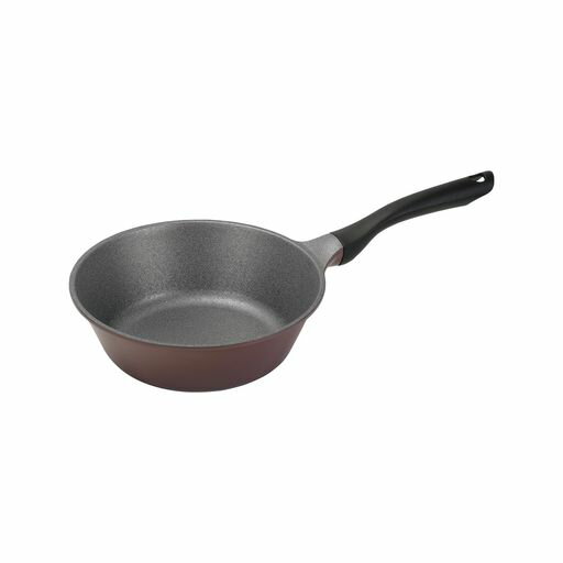 製品サイズ:(約)全長45.5x幅25x高さ12.5cm、鍋の深さ:(約)7.5cm 製品重量:(約)0.53kg 表面加工:内面/ふっ素樹脂塗膜加工、外面/セラミック塗膜加工、素材・材質:本体/アルミニウム合金(底の厚さ2.0mm)、取っ...