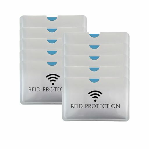 【アルミ素材による電磁遮蔽と確かな保護性】本製品は、電波を遮蔽する効果を持つアルミ箔を採用したカードプロテクターです。高品質なアルミ素材が、第三者による非接触式の不正読み取りから、クレジットカードやパスポートの保護するサポートをします。防水...