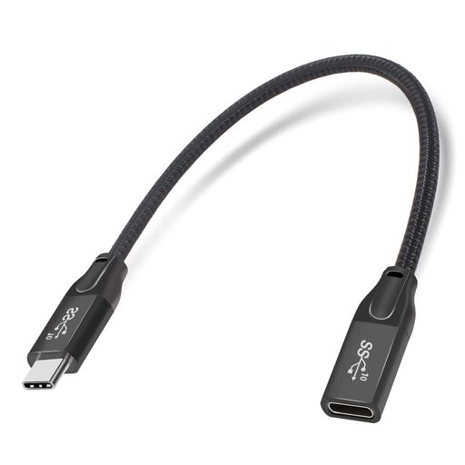 USB 3.1 Gen2に準拠するUSB Type-C延長ケーブルであり、最大10Gbpsまでのデータ転送速度に対応し、高速データ転送と4Kビデオ転送をサポートできます。 急速充電に対応、最大20V/5Aの大電流で接続機器への給電が可能です...