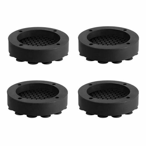 【振動吸収】下の隣人はありがとう!当社の製品は適切なゴム密度を持っており、ドリル穴を効果的に吸収することができます。また、これらの有用な歩行防止静音足は、古い洗濯機マットや振動防止マットに取って代わるべきです。私たちのマットセットは洗濯機や...