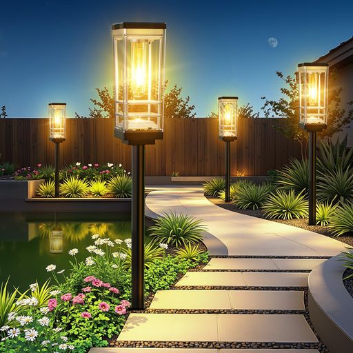 【メッキフレーム搭載&amp;屋外パスライト】弊社のソーラーガーデンライトは「機能美」を追求し、14人のデザイナーが共同開発。『野の中の都市』をコンセプトに、二重フレーム構造を初採用。外側に360度無死角の透明カバー、内側にメッキフレームを...