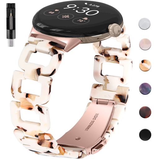 ⭐【対応機種】GooglePixelWatch123のバンド。(バンドだけで、ウォッチ本体は含まれていません。) ⭐【優れた材質】環境にやさしい樹脂を使用したため、お肌に優しい。そして、通気性が良くて、耐食性も持っている。 ⭐【良い付け心地...