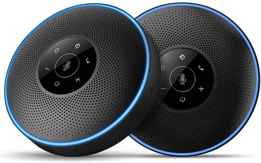 8~16人の中大会議に最適・連結用も単独用も:USBバスパワーによる電源供給ながら、瞬間最大音量85dB、EMEET製3mの連結ケーブルで連結したM220スピーカーフォンで、8~16名程度の会議にて、しっかりメッセージが伝わり、ストレスのな...