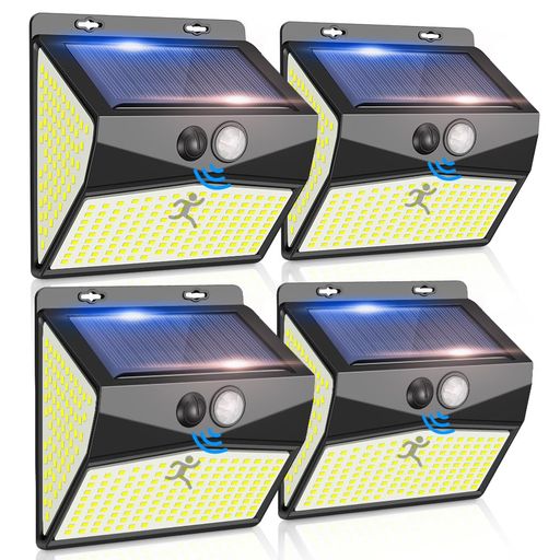 ガーデン 🌞【294個高輝度LED&amp;5面発光】UniqueFireソーラーライトの最新進化版が発売されました!五面に同時照射可能、発光効率の高い上に、ワイドな幅が照射角度を保っており、300°まで照らせます。夜間に6...