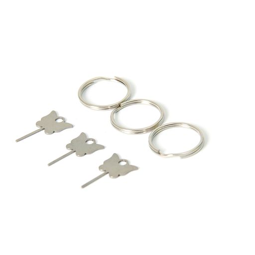 【サイズ】Simピン:長さ2.1cm幅1.3cm【材質】ステンレス 【パッケージ内容】Simピンx3 【用途】高品質のステンレス鋼でできており、耐久性があり、長寿命です。通信機器・電子機器・PCなどのリセットボタンを押す時にも便利です。ほと...