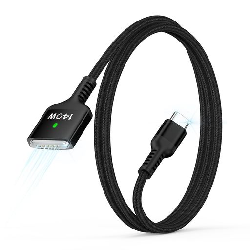 【Macbookとの幅広い互換性】この140W USB-C to MagSafe 3充電コードはMacBook Air(13''/15''、M3、2024)、MacBook Air(15''、M2、2023)、MacBook Air(13'...