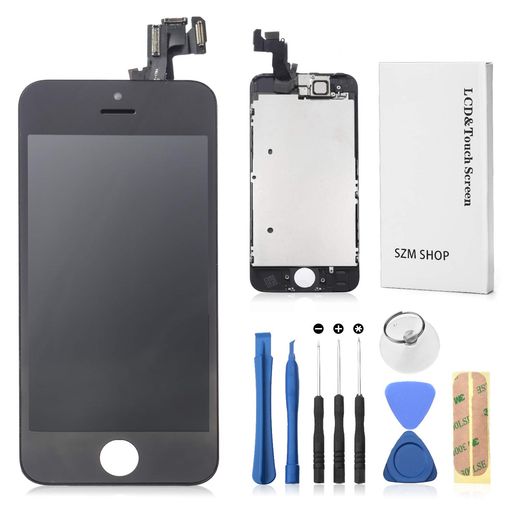 表示トラブル、LCDスクリーン割れ、故障したピクセル、配色のトラブル、スクリーンの破損等のトラブルを修復できます。ホームボタンのみ元のホームボタンと交換お願い申し上げます。 取り付けにはある程度の知識と技術が必要ですので、自分が取り付けでき...