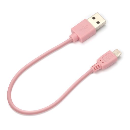 充電・通信に対応した長さ15cmのmicroUSBコネクタ