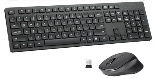 【人間工学デザイン&amp;快適なタイピング】HUOJIワイヤレスキーボードは、折りたたみ式スタンドを備えた人間工学設計です。最適な傾斜を維持し、長時間のタイピングでも手首の負担を軽減します。キーボード底面には滑り止めパッドを装備し、高速入...