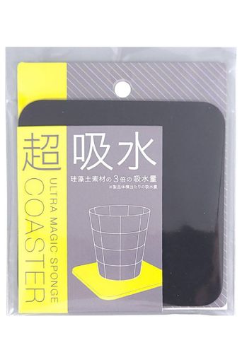 本体サイズ:縦9x横9cm 厚さ3mm 素材:ポリウレタン 生産国:日本 耐熱温度:100°C 絞ればすぐに繰り返し使用可能