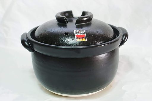 【サイズ】3合炊:Φ20 x 22.5 x 16cm 【材質】陶器 日本製(四日市万古焼) 【機能・特徴】お米のおいしさを引き出す、陶製ご飯鍋、二重蓋 『使いやすさ』、『炊き上がりの味』、『省スペース』 が自慢です。