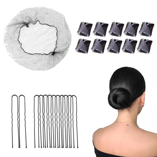 【セット内容】ステルスヘアネットワーク*30個、Uクリップ*50個。どんな場面でも賢い髪型を演出し、独自の魅力を表現できます。 [高品質】伸縮性のある生地を使用。伸縮性・通気性に優れ、男女問わずお使いいただけます。また、ワンクリックで簡単に...
