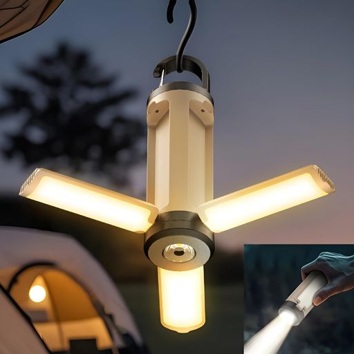 【2WAY設計でシーンに合わせて使える 】ランタンとして周囲を照らすことも、懐中電灯として前方を照らすこともできる2WAY設計。キャンプや登山、夜間の散歩など、さまざまなシーンで使い分けが可能です。1台で複数の用途に対応できる便利なライトで...