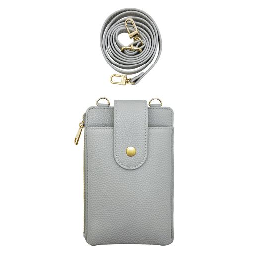 スマホと小物を一緒に持ち運べる万能スマホポーチです。 カードポケット&amp;ジッパーポケット付き。落下が心配な鍵や小銭なども収納可能です。 ファッションに馴染むレザー使用。ストラップは着脱可能&amp;長さ調節にも対応しています。(64~...