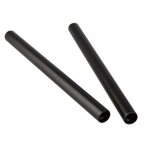 特徴:直径15mm、長さ20cm、M12ネジ穴で延長可能なパイプ2本セット; 適用:肩装備ムービー&amp;BMPCC撮影用材質:アルミニウム合金 直径:15mm長さ:20cm カラー:黒正味:67gx2 DSLRとHDビデオカメラに使うア...