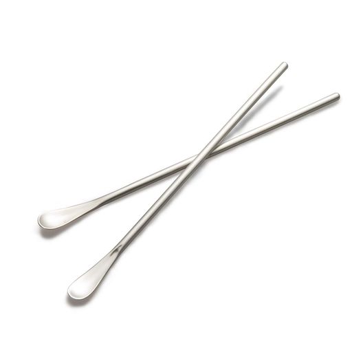 マドラーのサイズ:長22CM幅1.2CM重量:37g/本カラー:シルバー/ブラックセット:2本 飲み物に砂糖やミルクを混ぜたい時などにぴったりのマドラーです。 マドラー本体の材質はサビないのSUS304高級ステンレスを使用しています、キッチ...