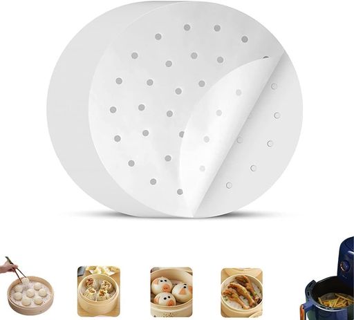 【製品サイズ情報】セット内容:せいろ紙が100枚入れ。ご注意:手作業で測定するため、セイロ紙の直径は0.1~0.5 cmの誤差。セイロの内径に合わせて適切なサイズをお選びください。 【通気孔の設計】私たちの蒸釜紙の通気孔の設計は優れた蒸気循...