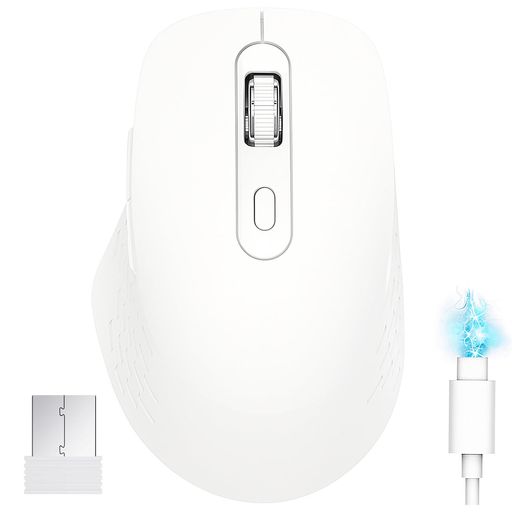🌟マ1ルチペアリングとデュアルモード接続(内蔵レシーバー):無線マウスSD-V8は、Bluetooth接続とUSBレシーバーを使用した2.4GHz接続の両方に対応したデュアルモードのワイヤレスマウスです。最大3台のデバイスと...