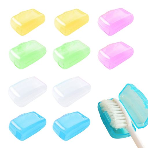 【商品説明】サイズは約3.5x1.5x2cm。色はランダムです。 【パッケージ内容】10個セット(色はランダム)なので家族と分けあってお使いいただけます。もちろん自宅の洗面所での使用もOK旅行やキャンプ、合宿など特に持ち運びのシーンで安心で...