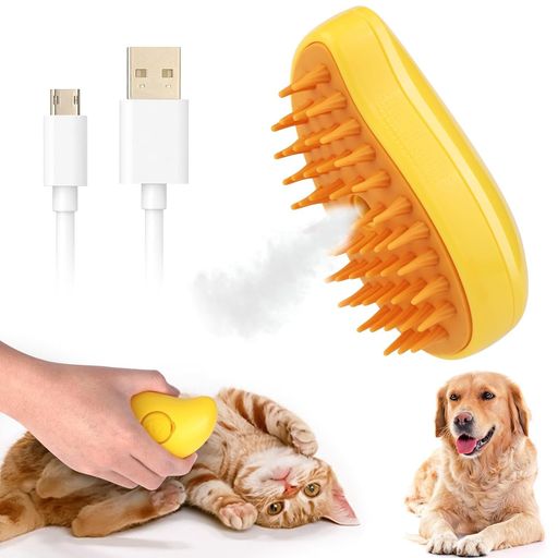 星(塗り潰し)【長持ちで丈夫】耐久性のあるABS素材で作られたこの電気犬用コームは、損傷したり変形したりするのは簡単ではなく、ペットの毛皮を滑らかで光沢のある状態に保つために長期間使用できます。 星(塗り潰し)【握りやすい】マンゴーの形は、...