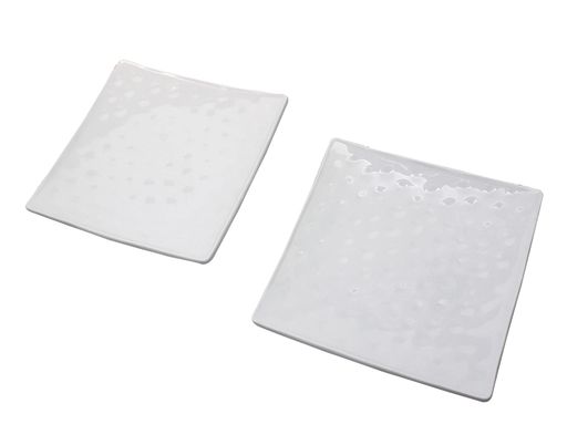 サイズ:H2.7xW17.5xD17.5cm 素材:磁器
