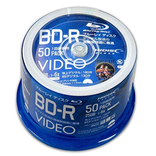 高画質な映像や大容量データの保存に最適なBD-R。6倍速対応でスピーディーな書き込みが可能です。25GBの大容量に加え、ホワイトプリンタブル仕様でレーベル面の印刷も美しく仕上がります。50枚入りスピンドルケースで保管もしやすく、業務から個人...