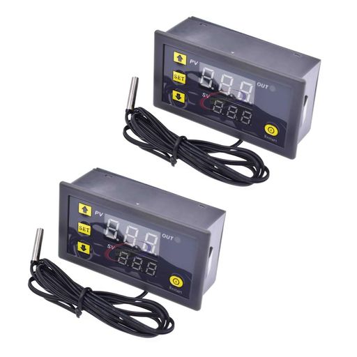 2pcs W3230 temperature controller digital display temperature module switch board