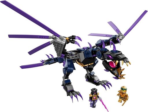 372ピース レゴ ニンジャゴーレガシー 闇の大帝 オーバー・ドラゴン(71742)は、クールなドラゴンのポーズを様々に変えて、ごっこ遊びの楽しみを大空に舞い上がらせることができます。 レゴ ニンジャゴーアニメシリーズ でおなじみのミニフィ...