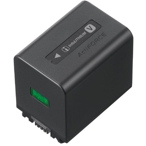 容量:13.8Wh/1900mAh コンパクトで扱いやすいスタミナ高容量タイプ “ハンディカム"では分単位でのバッテリー残量表示が可能なインフォリチウム機能搭載 大きさ:約 幅31.8x高さ41.5x奥行45.1mm 公称電圧DC 7.3V...