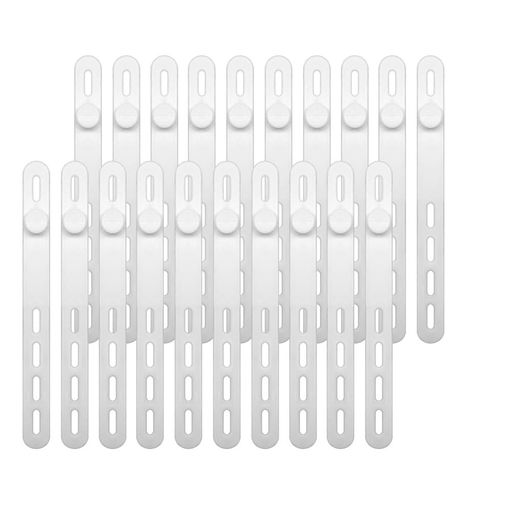 【高品質材料】再使用可能なファスナーテープは高品質シリカゲル材料で作られており、柔軟で耐久性があり、清潔で再使用しやすいため、コストをより節約でき、13CM高弾性針金テープはオフィス、生活、旅行のニーズを満たすことができます。 【ファスナー...