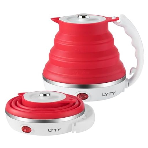 コンパクトな旅行用電気ケトル:折りたたみ式で場所を取らないデザイン。人間工学に基づいて設計された取り外し可能なハンドルと電源コード。持ち運びに便利な巾着袋付き。旅行や出張に最適なコンパクトサイズのトラベル電気ケトルです。 折りたたみケトルの...