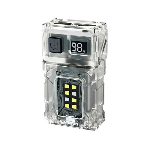 【小型&amp;軽量】スマホより軽い78gのコンパクト設計。胸元や帽子のつばにも取り付け可能で、ハンズフリーで快適に使用できます。 【大容量バッテリー】 2時間で急速充電、最大12時間の連続使用が可能。キャンプや作業中も安心の持続力。 【マ...