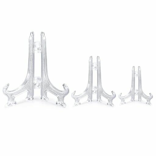 星(塗り潰し)サイズ(約):3サイズ、4、6、8インチ、各サイズ4個のディスプレイホルダー付き。合計12個パックはさまざまなニーズに対応します。 星(塗り潰し)高品質:このディスプレイ用テーブルトップイーゼルは、耐久性のあるプラスチック素材...