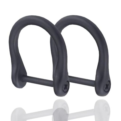 【セット内容】キーリングD字型(艶消し/ブラック2個) 【サイズ】内径(縦)20mm(横)15mm重さ約8g 【材質】亜鉛合金は軽くて丈夫な金属で、錆びにくく、磁気やアレルギーの影響を受けにくい素材でもある。 【使い方は簡単】ドライバーを用...