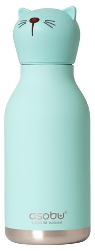 容量:460ml サイズ:φ7cmxH20cm 対象年齢:5歳以上 ステンレス鋼・シリコン・ポリプロピレン 食洗器不可