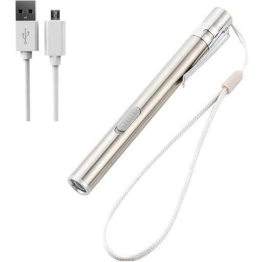 【高品質】高品質のステンレススチールで作られたこの懐中電灯は、日常的に長時間使用するのに十分な頑丈で耐久性があります 【操作簡単】ON/OFFの2モードで操作簡単。普段使わない余計な機能を省き、簡単操作実現しました 【充電モード】USB充電...