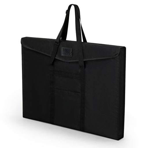 【大容量】サイズは62x92cm、A1サイズ対応。他のアートバッグより大きいのため、A1サイズの各種ボードや書類、キャンバス、大判パネル、製図板、スケッチ用紙、アートブック、大きなポスターやポスターボード、イラストボ一ドや掲示板なども楽々収...
