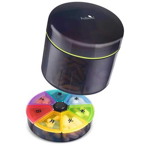 🍀【かなり大容量】最大6種類のサプリメントを一本で管理できて、収納スペースを大幅に節約できます。長期の旅行や出張でも便利です。各コンパートメントには、最大20個のフィッシュオイルまたは35個のビタミンを収納可能です。 ...